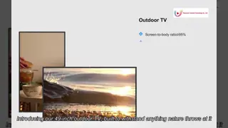 49 inch uv resistant ip66 outdoor tv for weatherproof digital signage with ultra-wide viewing angle