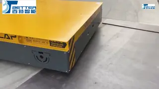 heavy duty omnidirectional transfer cart with automatic safety stop function