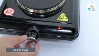 portable 2-burner electric stove spiral cooker with double hot plate cookware household use
