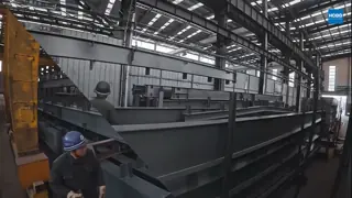 high load bearing steel structural components h beam custom sizes q235b material