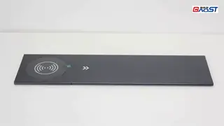 sliding desktop conference table electrical sockets 15w qi ukca certificated