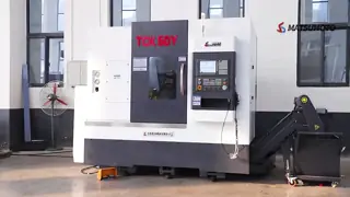horizontal slant bed cnc lathe machine tck50y cnc turning center heavy duty
