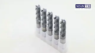 wear resistant end mill milling cutter cutting tools with carbide m2 hss pm material