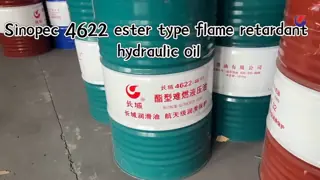 sinopec 4622 ester type flame retardant hydraulic oil in steel industry