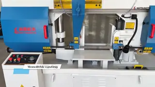 hydraulic clamping gt4250 band sawing machine horizontal with gantry style frame