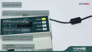din rail rs485 modbus energy meter fireproof abs multifunctional power meter