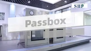 1mm 1.2mm air shower pass box dynamic electronic  clean room pass through box