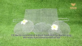 anti rust barbecue grill wire mesh reusable food grade ss 304/316