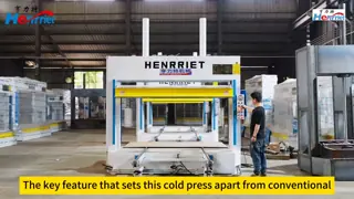 aluminum honeycomb panel composite building board automatic conveying chain cold press machine block