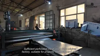 galvanized perforated mesh iron art fence with 3mm hole diameter