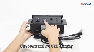 french recessed pop up electrical kitchen counter sockets tabletop outlet