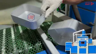 conveyor type automatic sand blasting machine