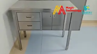 cleanroom-compatible instrument packaging workstation for cssd and operating room support areas