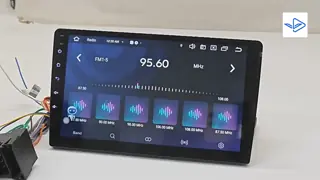 10 inch universal car radio supports carplay and android auto built in fm car radio