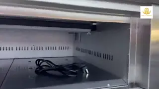 2-layer, 2-tray electric deck oven for startup bakery shop and commercial restaurant