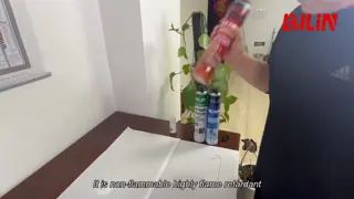 b1 din 4102 fire rated expanding pu foam sealant for fire door and window installation