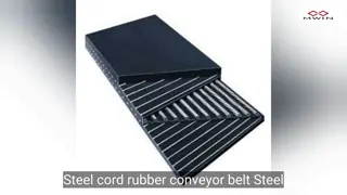 oem bucket elevator conveyor belt st1600 steel cord elevator belt black for cement mining industries