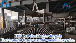 1.4848 heat resistant steel pit furnace fixtures for heat treatment