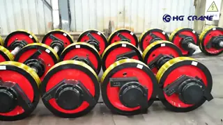 cast iron crane wheel with hb 300-350 surface hardness and zg430-640 cast steel for gantry crane