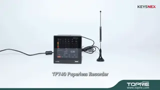intelligent 4g wifi paperless recorder temperature pressure current voltage data logger
