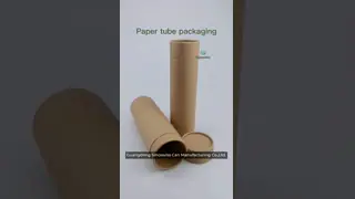 oem kraft paper cylinder containers impact resistant paper tube cosmetic packaging