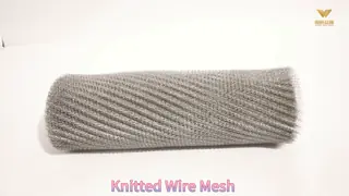 high filtration efficiency loop knit wire mesh flexible and bendable