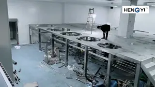 automatic laundry liquid detergent production line with plc control