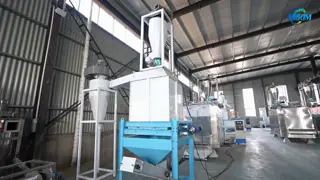 high efficiency twin screw extruder for continuous & automatic pet food and fish feed production