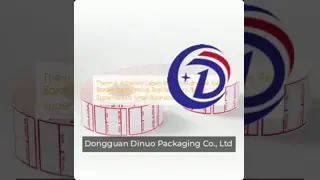 thermal adhesive labels roll self-adhesive red border blank pricing tags for retail stores supermark