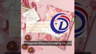 custom valentine floral poly mailers shipping bags waterproof mailing bag for packaging
