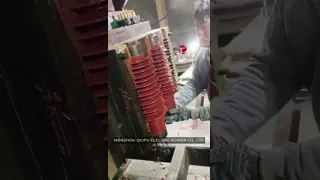 40.5kv high voltage epoxy resin insulator , cast resin support insulator