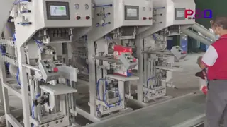 industrial semi automatic bagging machine valve bag filling system for powdered materials