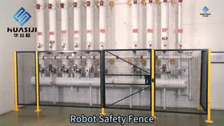 20*100mm robot safety fence industrial protection