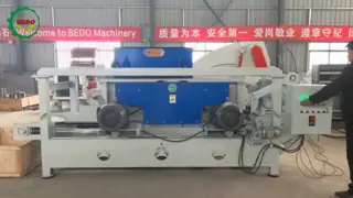4kw running power wood shavings machine with 400-500 kg/hour capacity and steel frame