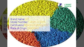 customized epdm rubber pellets green / blue / yellow rubber pellets for playground