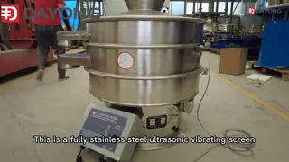 customizable carbon steel ultrasonic vibrating screen 500 mesh