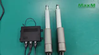 low noise compact electric linear actuator 4500n ip66 12v quiet motion for vehicles
