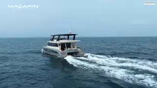 long range electric cruising catamaran high energy efficiency mazarin 55ft
