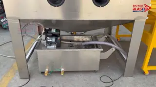 stainless steel customizable vapor blasting machine wet sandblasting cabinet