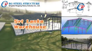 wind load resistant peb steel structure with hot-dip galvanization and bolted or welded connection