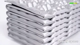 190*55*1.8cm thickened foldable foam camping mat with ixpe aluminum foil