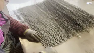 heat resistant wire mesh chain eye link mesh conveyor belt for industrial