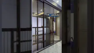 interior ultra narrow room partition sliding doors durable aluminium alloy