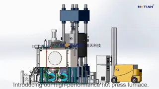 high purity graphite hot press furnace 2200℃ vacuum sintering
