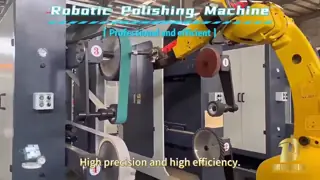 easy operation faucets robotic buffing machine with 1.5kw stepper motor
