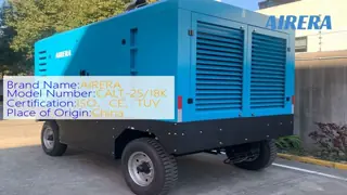 high pressure diesel portable screw air compressor airera calt-25/18k