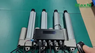 4 channel hall effect linear actuator lifting column synchronization controller 12vdc-28vdc