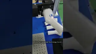 automatic visual positioning system ccd uv laser marking machine conveyor belt fast engraving