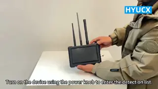 customizable fpv drone spectrum detector real time portable fpv detector
