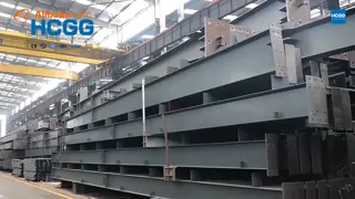 factory prefabricated large span steel aircraft hangar with electric hangar door system